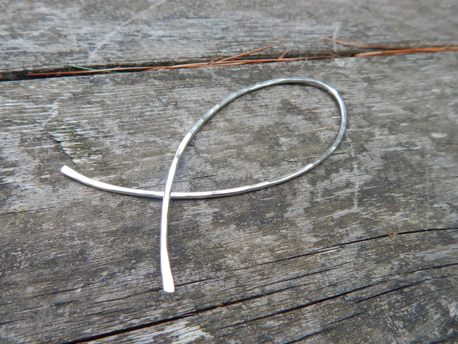 One Fish, Two Fish Sterling Silver Shawl or Scarf Pin - Etsy