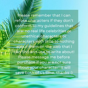 Personalized Comfort Character Letter Character Message Anime Cosplay ...