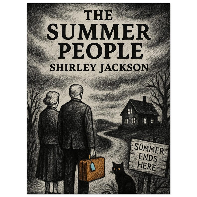 The Summer People Poster – Gothic 18x24 Wall Art | Shirley Jackson Dark ...