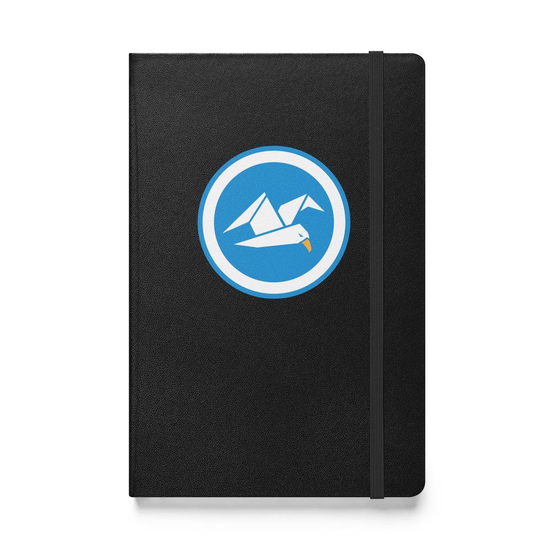 Brighton & Hove Albion Minimalist Crest Black Hardcover Bound Notebook ...