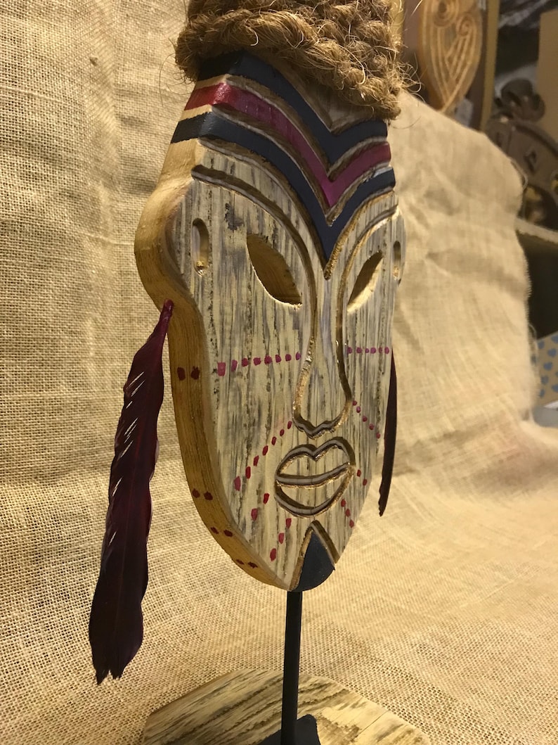 Wood Art From Reclaimed Wood “bana” - Etsy