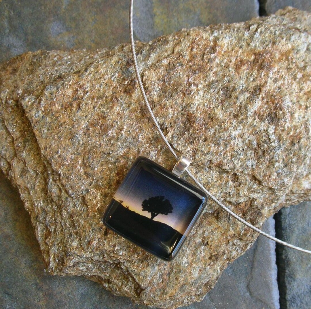 Joshua Tree Pendant Necklace, Nature Photo Necklace, Joshua Tree in a ...