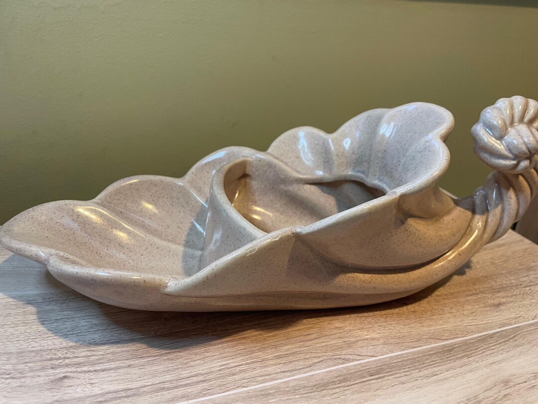 MCM Haeger Sandy Pink Cornucopia Planter - Etsy