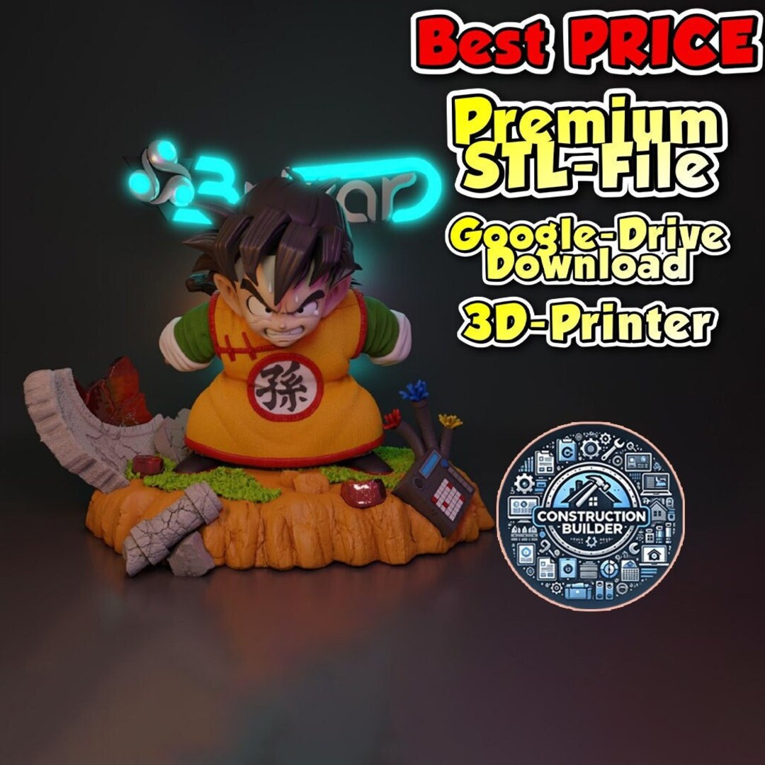 Dragonballz Kid Gohan Figurine STL File - Etsy