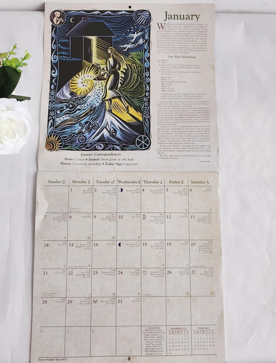 Witchy Planner 2025, Pagan Calendar 2025 Pages, Witchcraft Journal ...