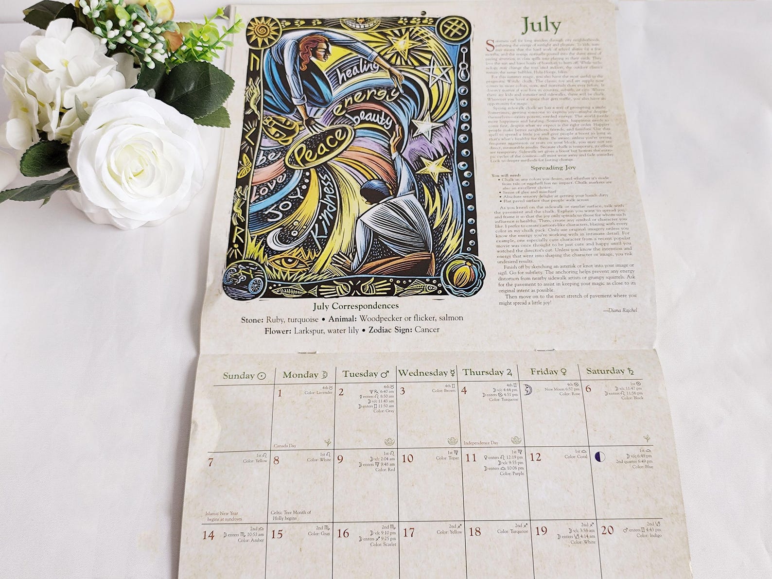 Witchy Planner 2025, Pagan Calendar 2025 Pages, Witchcraft Journal ...