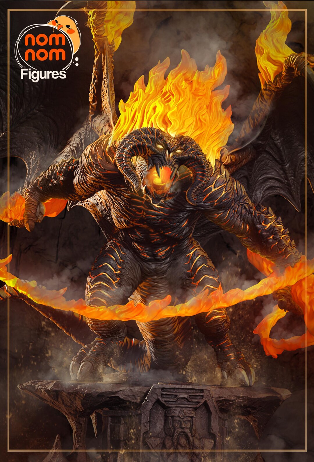 Balrog of Morgoth | 14K | 1:10 Scale | 3d Printed Figure | Unassembled ...