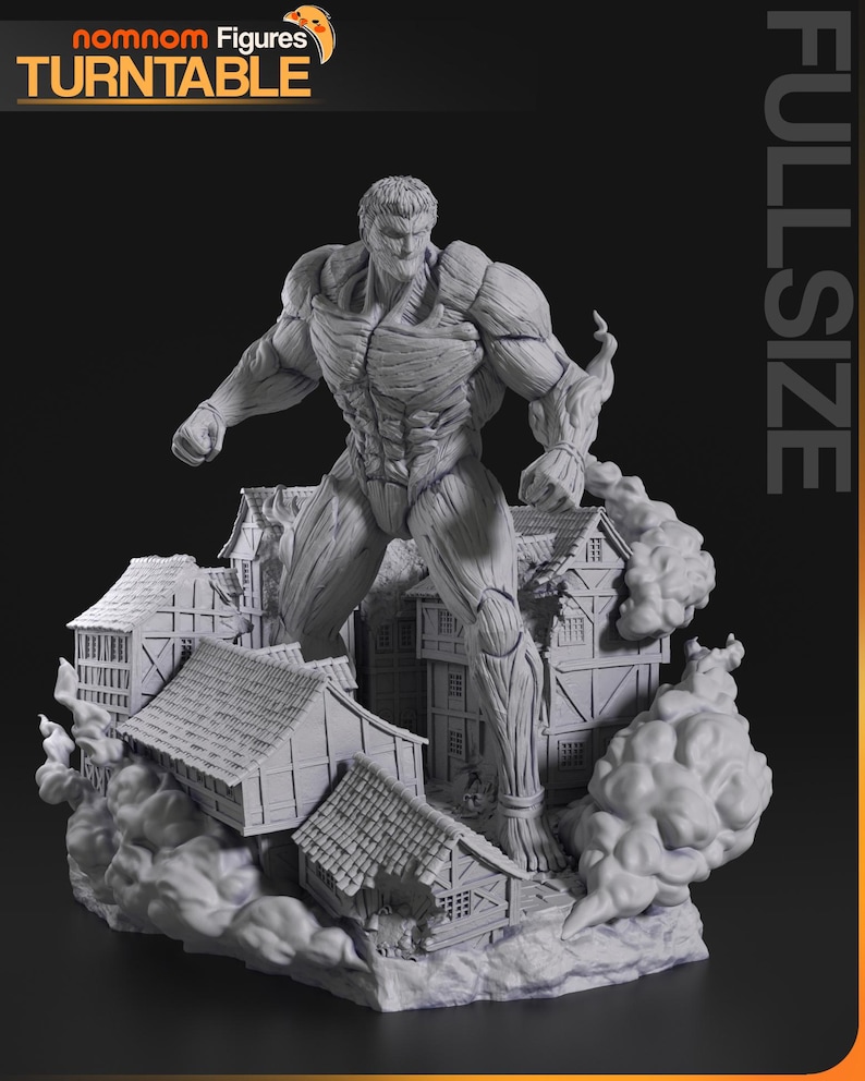 Colossal Titan 14k 110 Scale 3d Printed Figure Unassembled