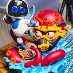 Chibi Astro Bot | 14K 3d Printed Figure | Unassembled | Available ...