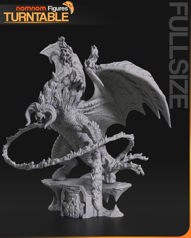 Balrog of Morgoth | 14K | 1:10 Scale | 3d Printed Figure | Unassembled ...