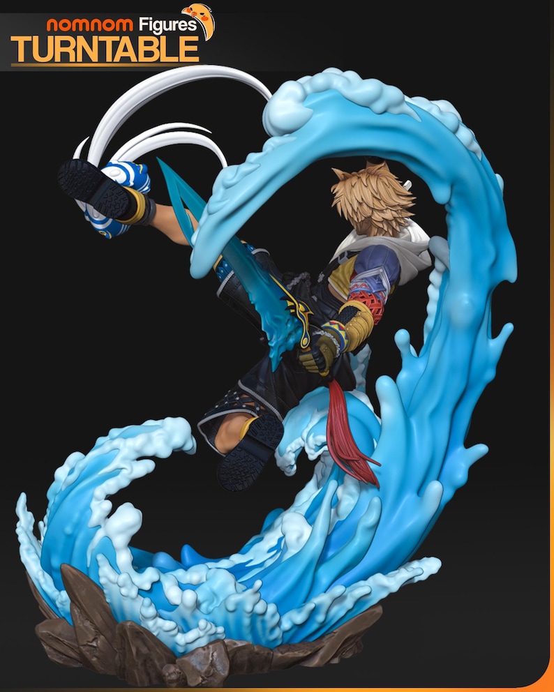 Tidus- Final Fantasy X | 14K | 1:10 Scale | 3d Printed Figure ...