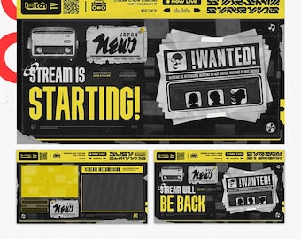 ZZZ Twitch Stream Package ZZZ Stream Graphics 2D Zenless Zone Zero ...