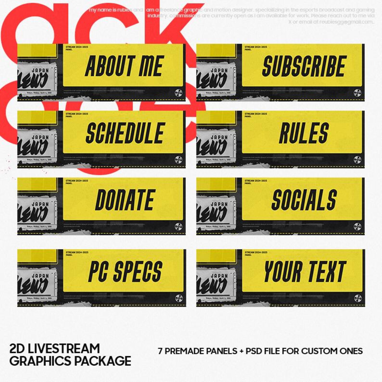 ZZZ Overlay Graphics ZZZ Twitch Stream ZZZ Stream Graphics 2D Zenless ...