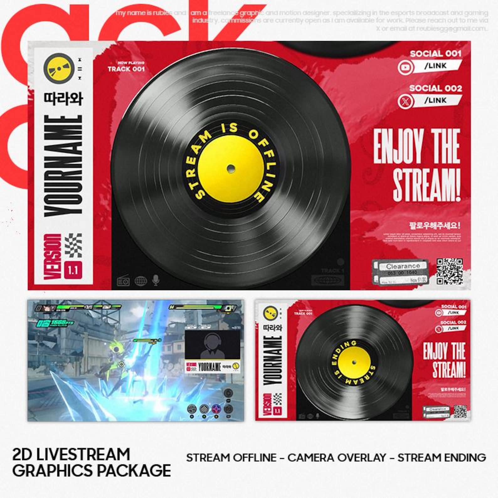 ZZZ Stream Overlay ZZZ Twitch Overlay Zenless Zone Zero Twitch Overlay ...