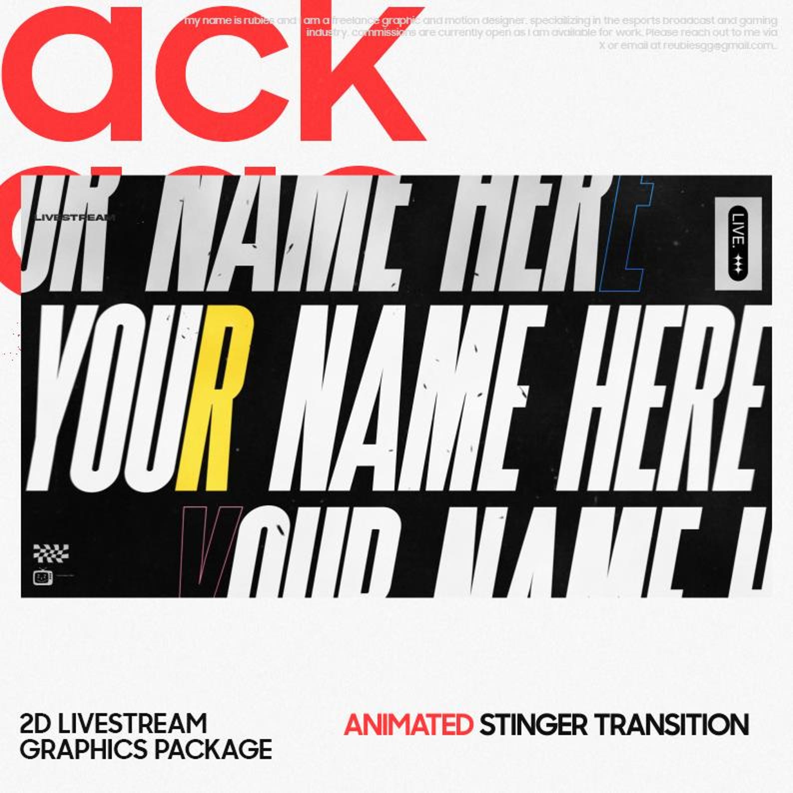 ZZZ Transition Stinger ZZZ Animated Wipe Zenless Zone Zero Stream ...