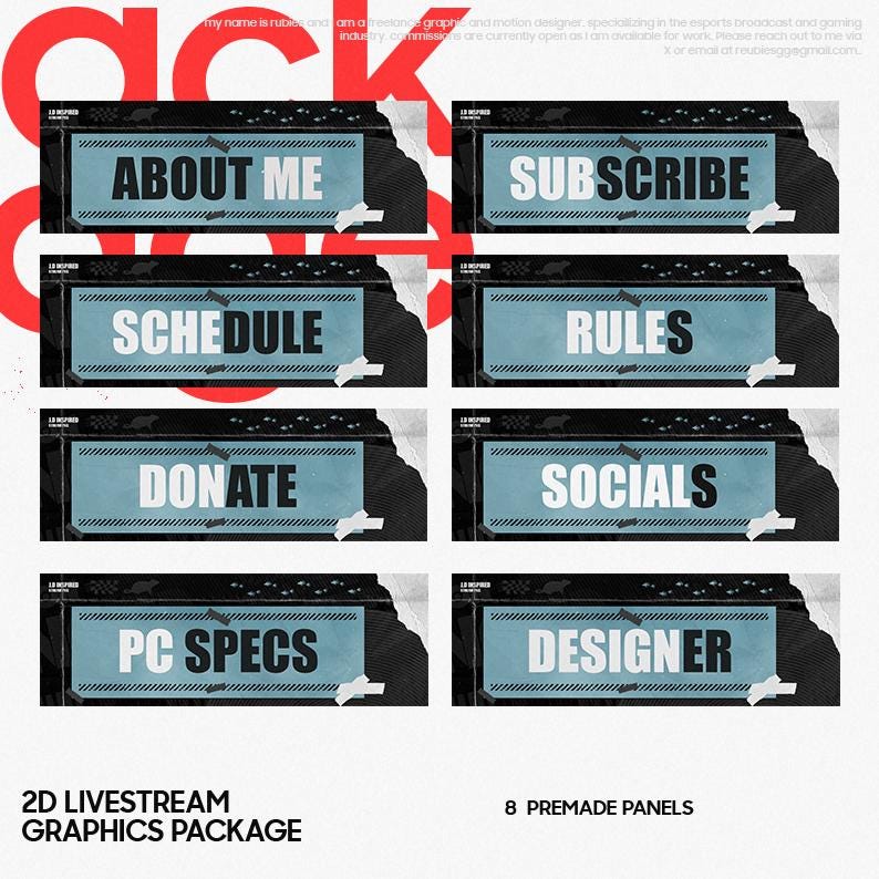 ZZZ Twitch Stream Package ZZZ Stream Graphics 2D Zenless Zone Zero ...