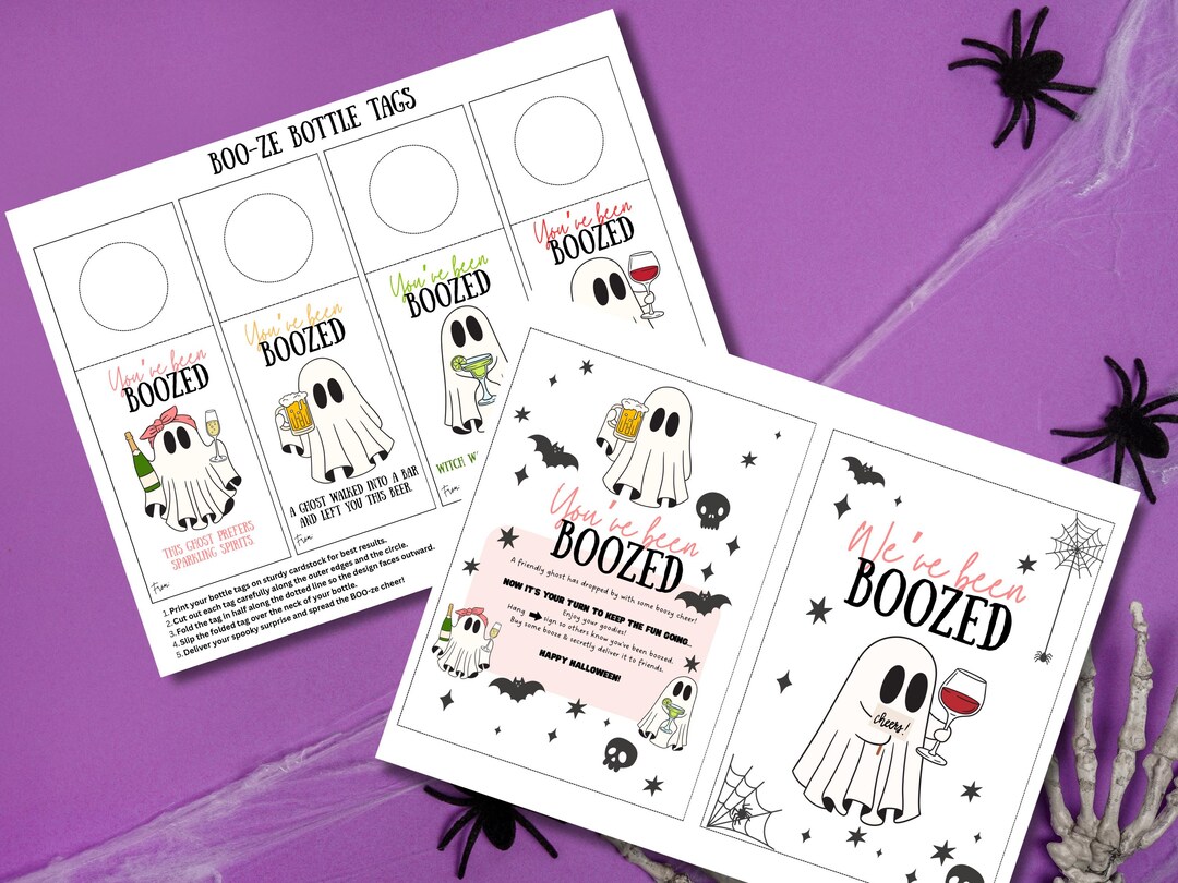 You've Been Boozed Printable Kit – Instant Download for Wine, Beer ...