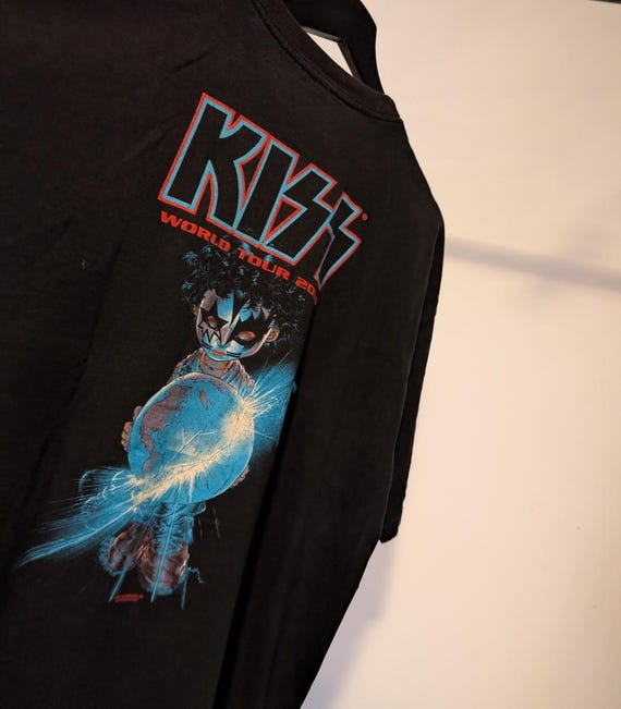 2000s KISS Farewell Tour vintage Rare Double sided gr… - Gem