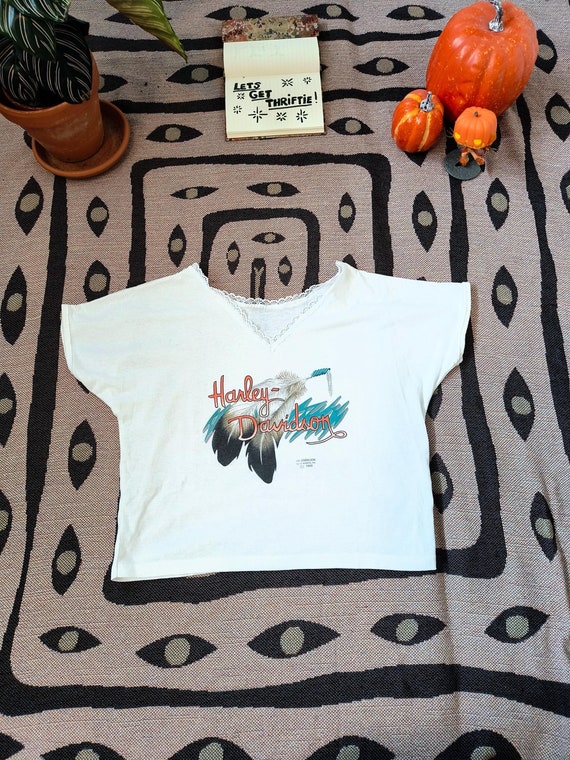 1990 3D emblem Harley Davidson Top - Gem