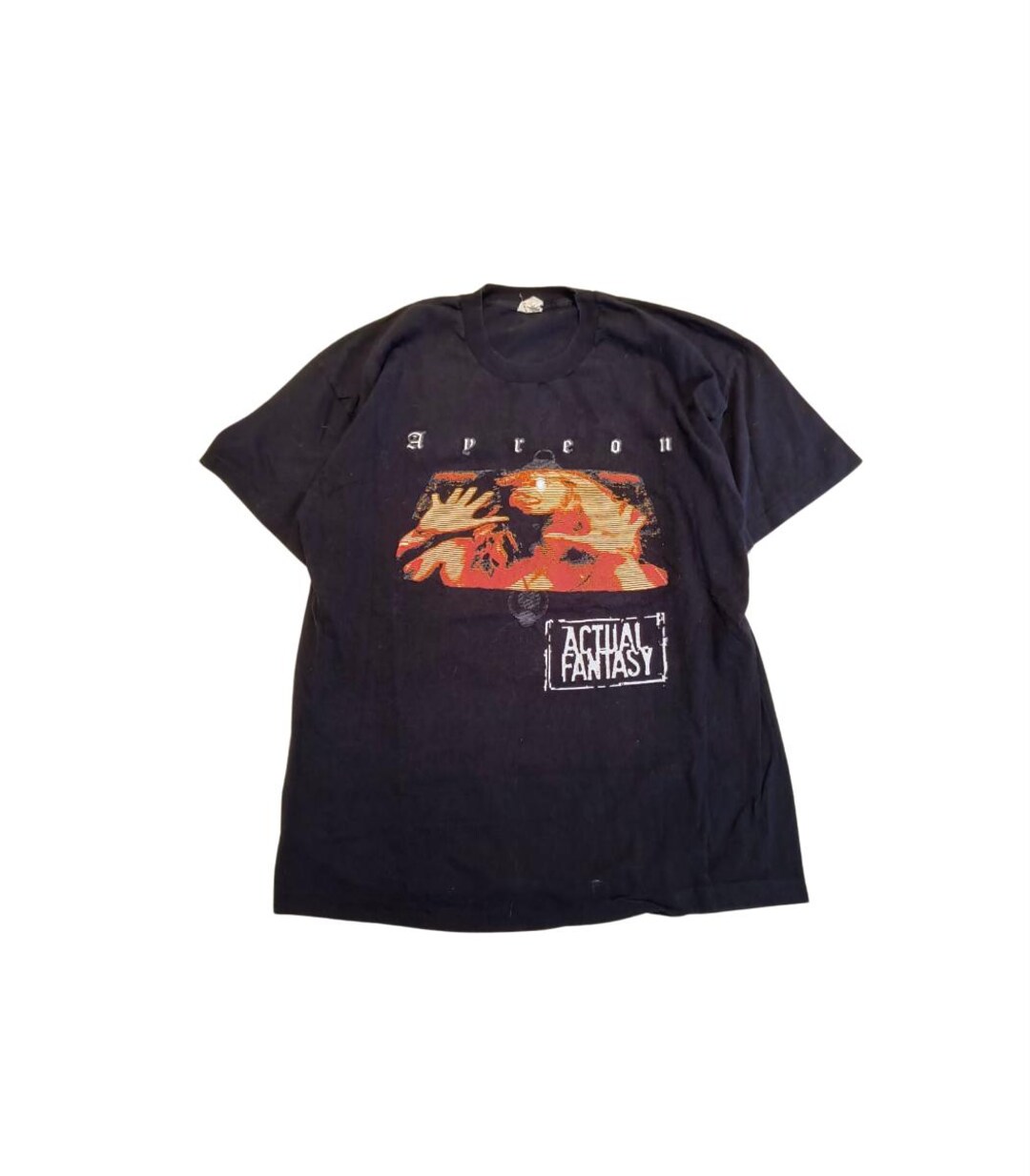 90s Ayreon Actual Fantasy Single Stitch Vintage RARE Graphic Black Tour ...
