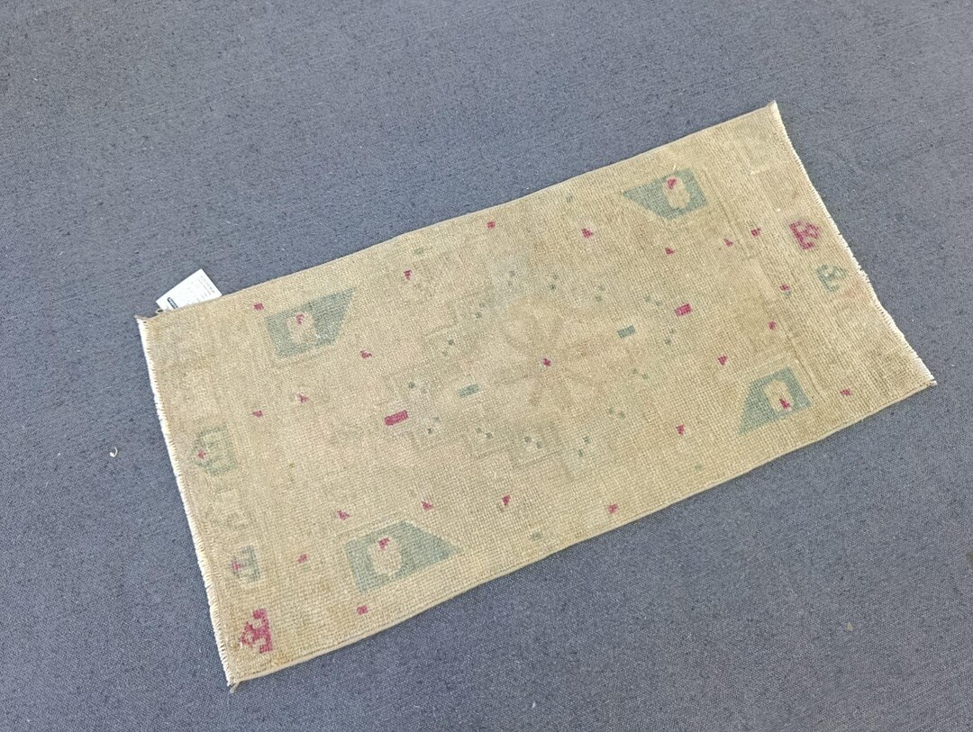 Faded Red Oushak Rug 2x3, Small Turkish Doormat Rug - Etsy