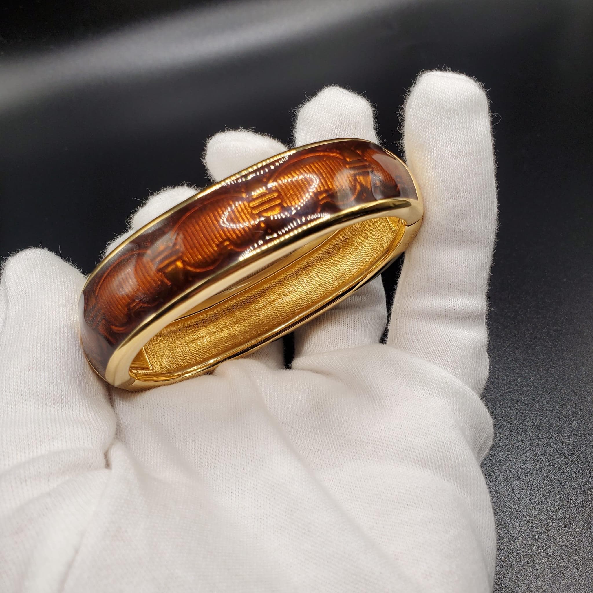 Vintage SWAROVSKI Swan Signed, Vintage Brown Enamel With Rhinestones ...