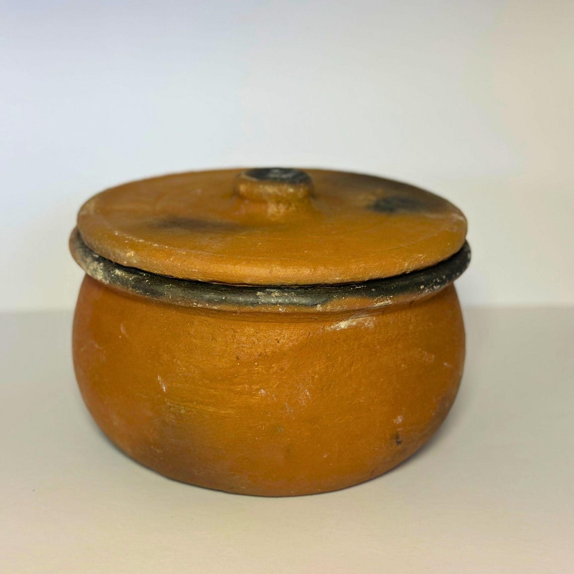 Unglazed Cooking Pot - Natural Clay Cookware for Open Fire / Oven ...