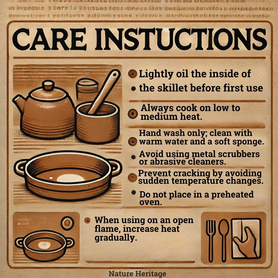 Unglazed Cooking Pot - Natural Clay Cookware for Open Fire / Oven ...