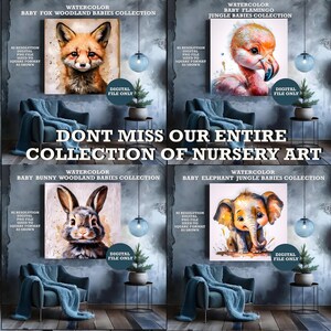 Safari Baby Cheetah Animal Nursery Wall Art, Vertical Format JPG ...