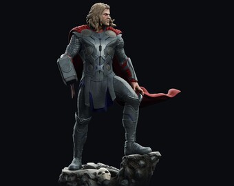 Thor Statue STL File, 3D Digital Printing STL File for 3D Printers ...