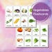Vegetable Cards, Educational Printable Cards, Kids Flash Card ...