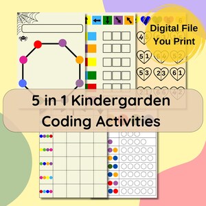 Coding for Kids, Kindergarten Activity, Educational Games for Kids ...