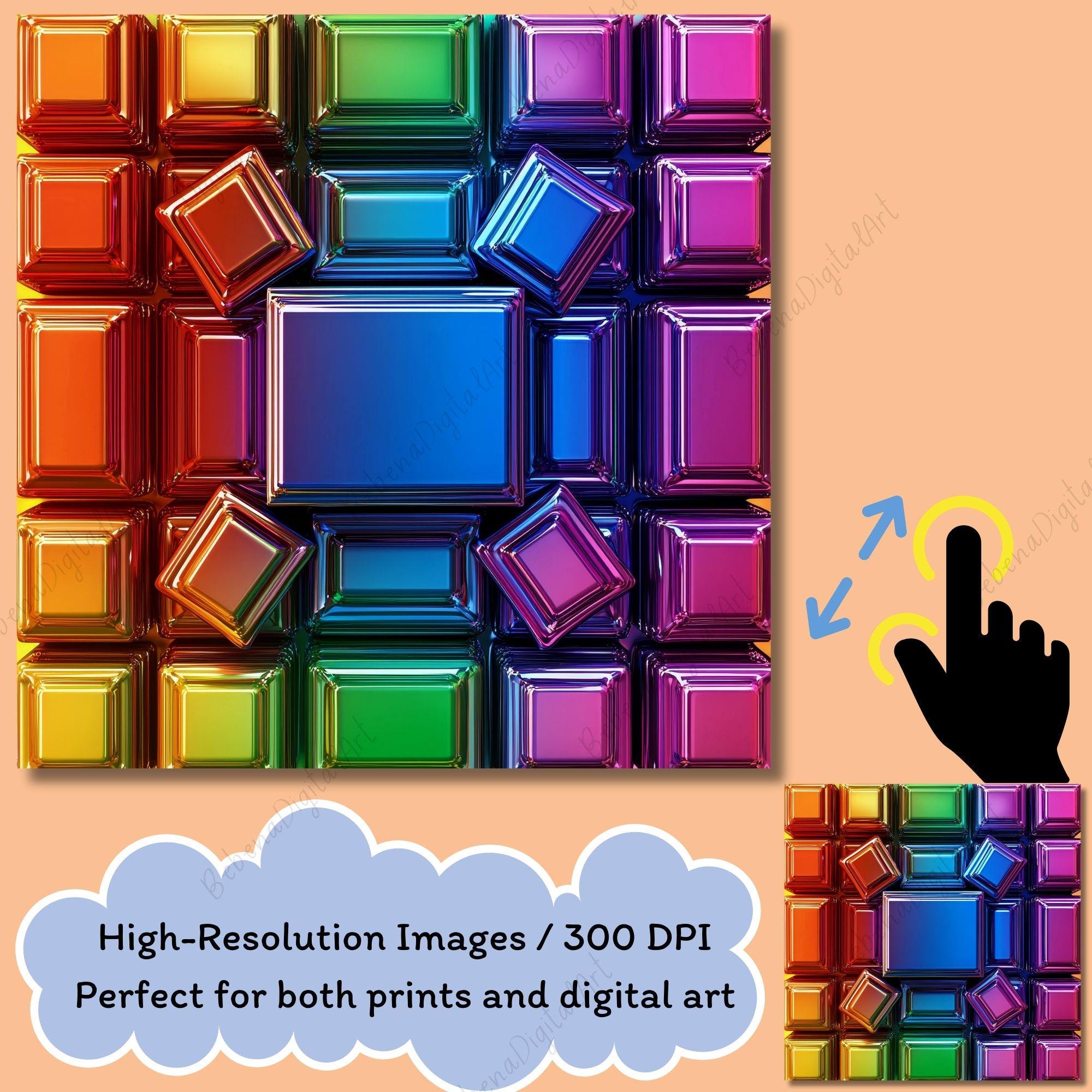 1,345 Bright Rainbow: Background Bundle, Vibrant & Colorful Designs ...