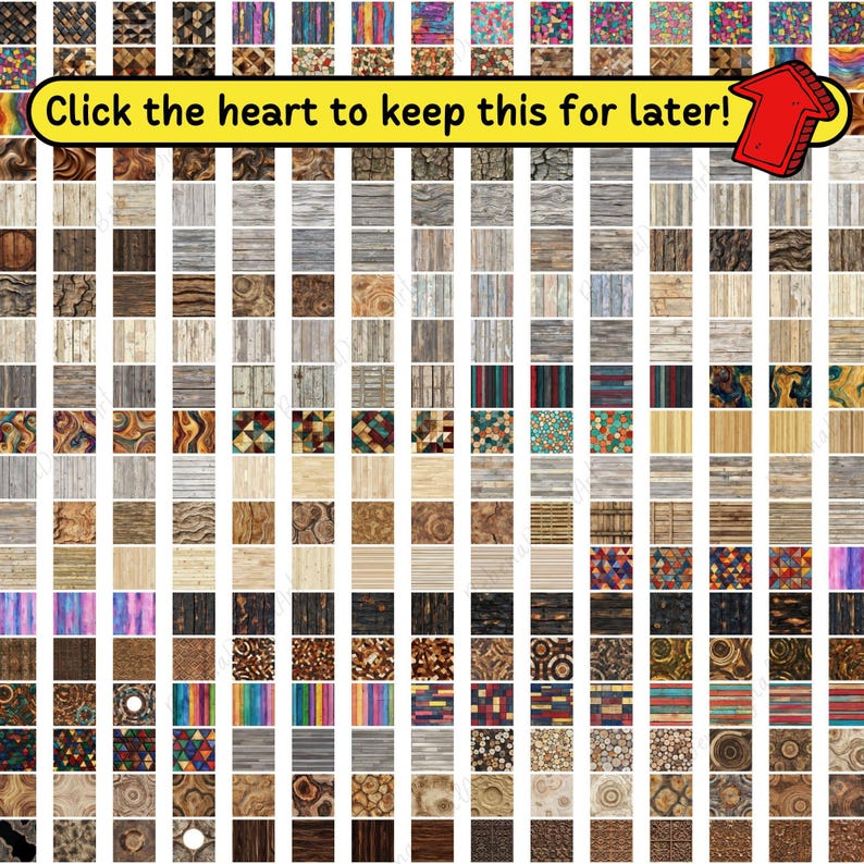 1,715 Wood Texture Seamless Patterns Mega Bundle, Wood Background, Wood Digital Paper Pack, Wood ...