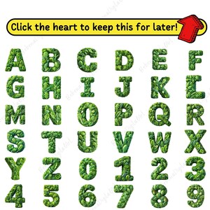 288 Vegetable Alphabet & Numbers Bundle, Vegetable PNG, Veggie Clipart ...