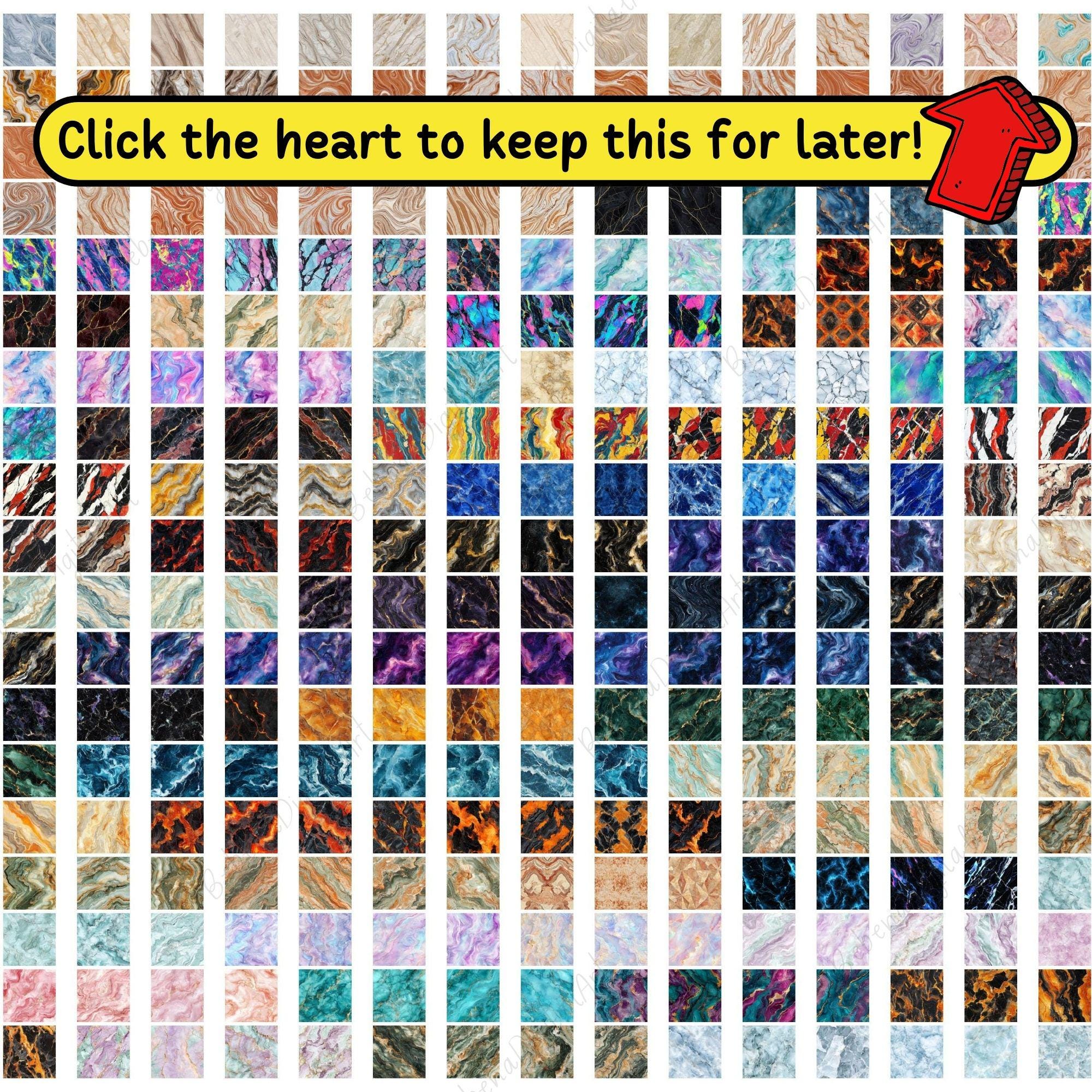 1,300 Marble Texture Seamless Patterns Mega Bundle, Marble Background ...