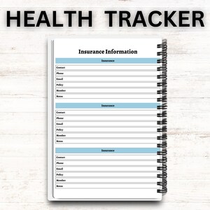 31 Pages Medical Planner Health Journal Medical Organizer Notebook ...