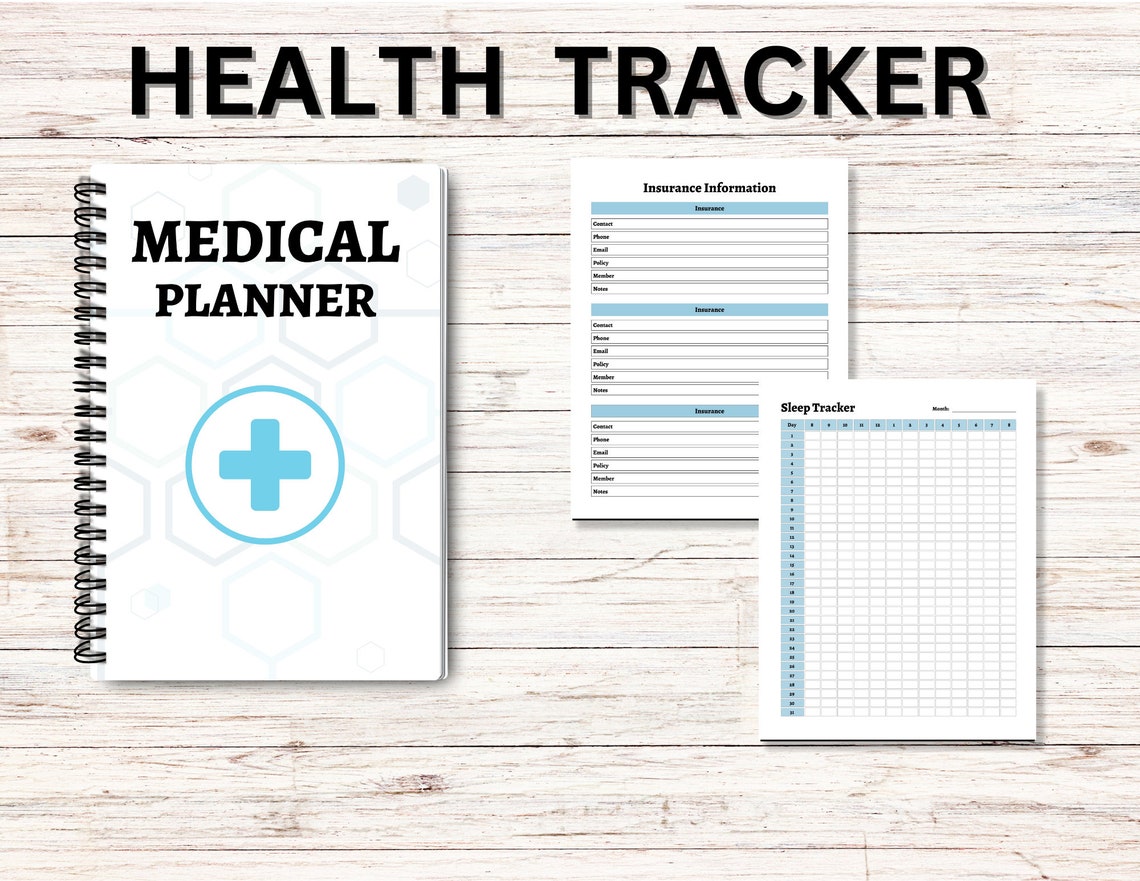 31 Pages Medical Planner Health Journal Medical Organizer Notebook ...
