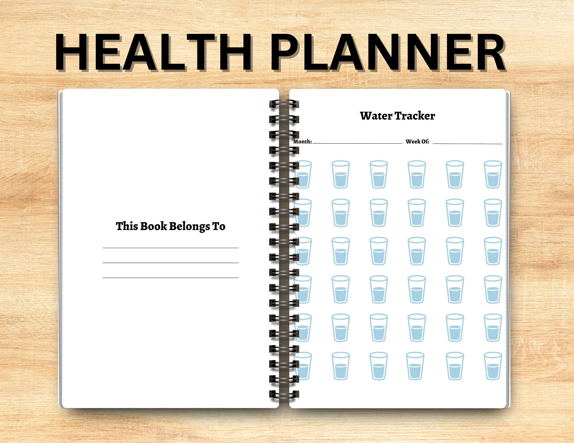 31 Pages Medical Planner Health Journal Medical Organizer Notebook ...