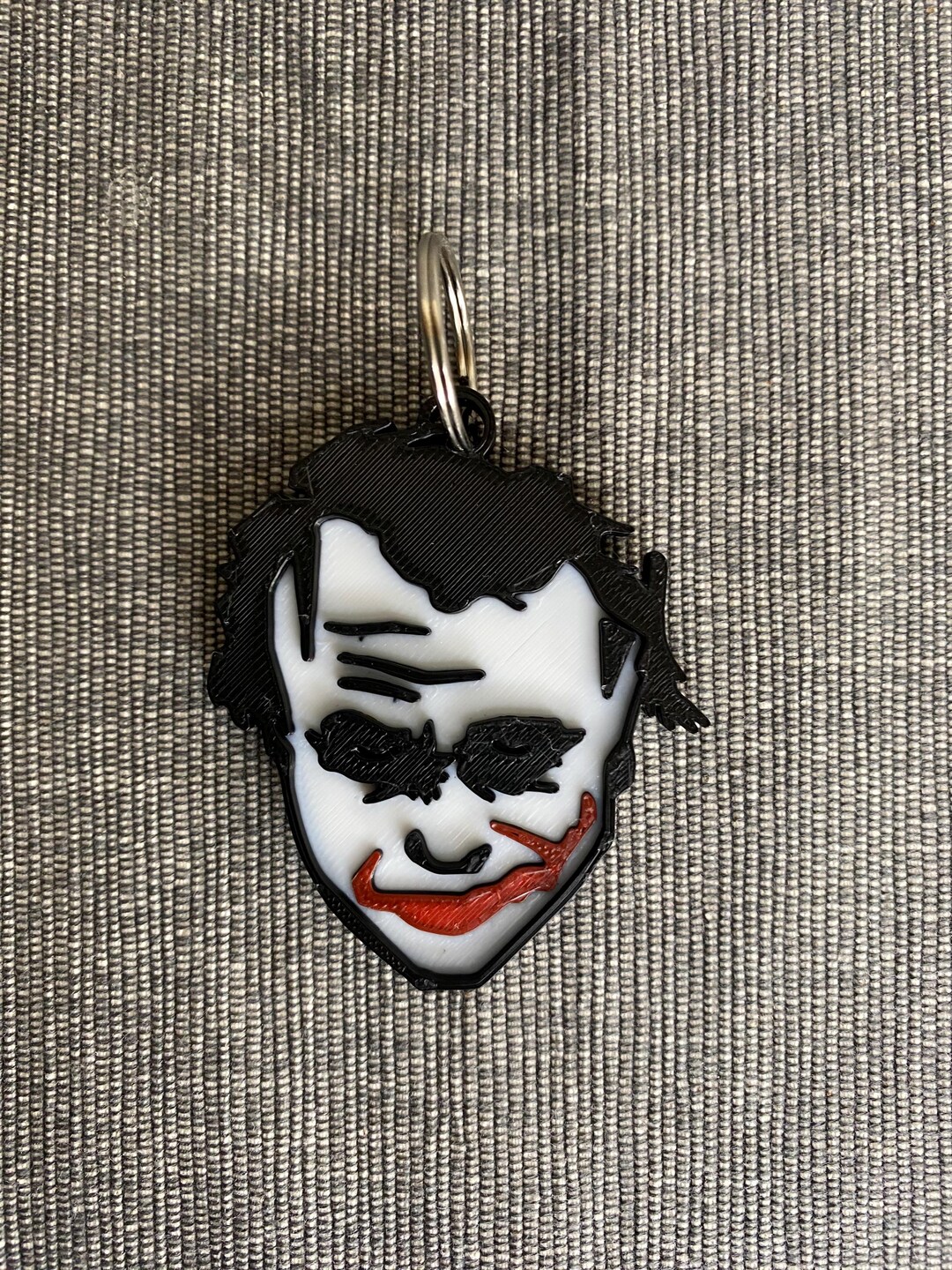3D Printed Heath Ledger Joker Keyring Bag Tag Keychain - Etsy