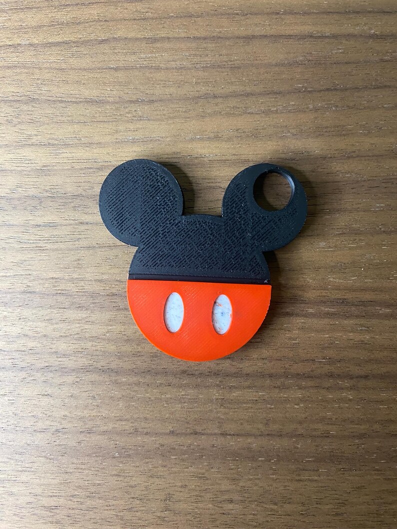 Mickey Mouse Keyring - Etsy