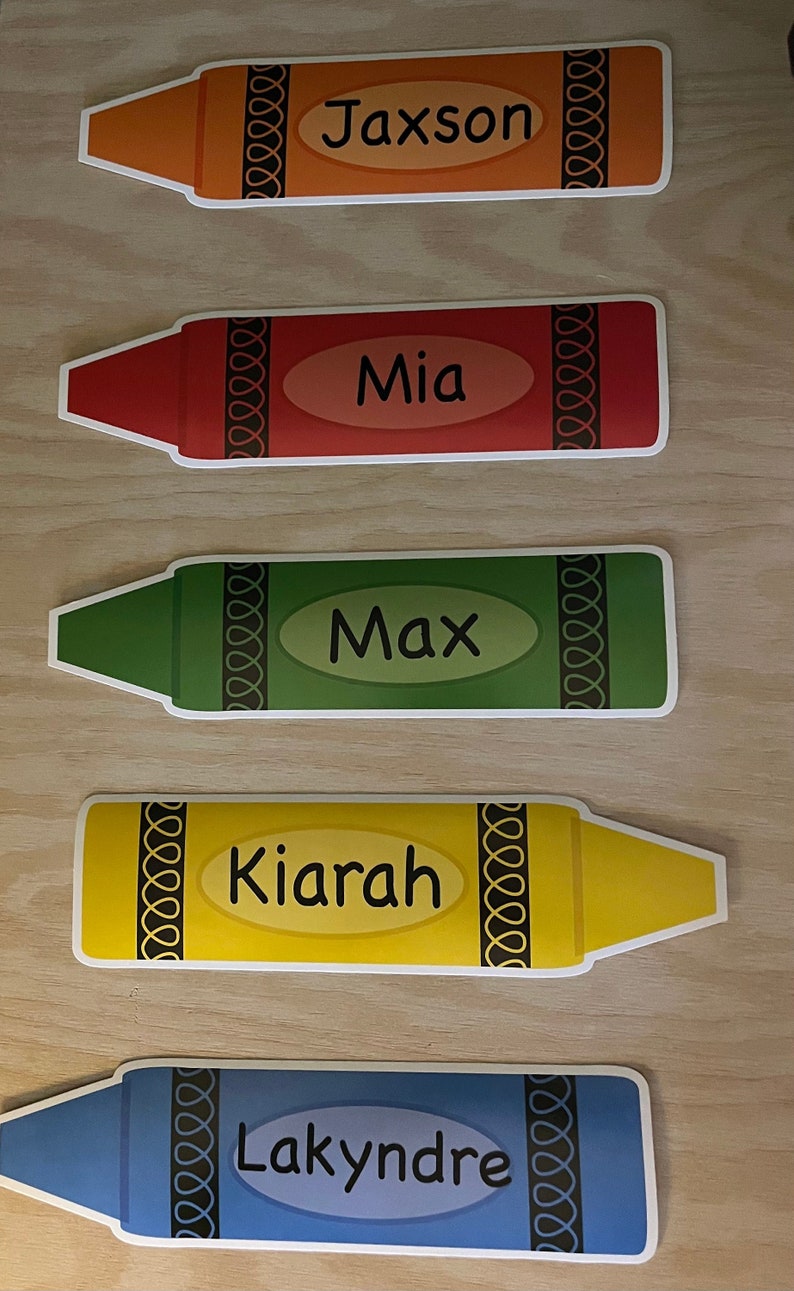 Classroom Name Tags - Etsy