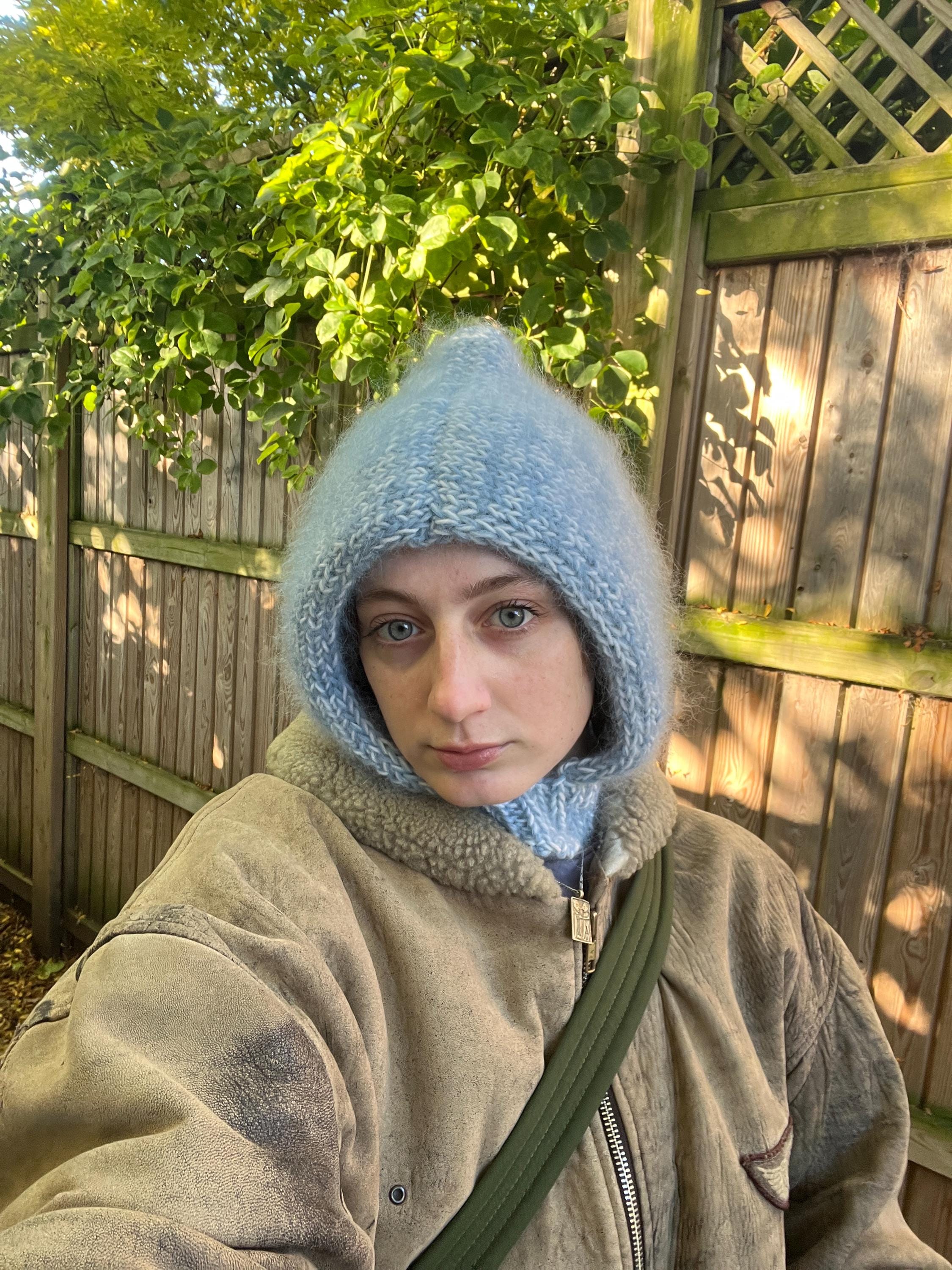 Mohair Balaclava Hood Knitting Pattern - Etsy