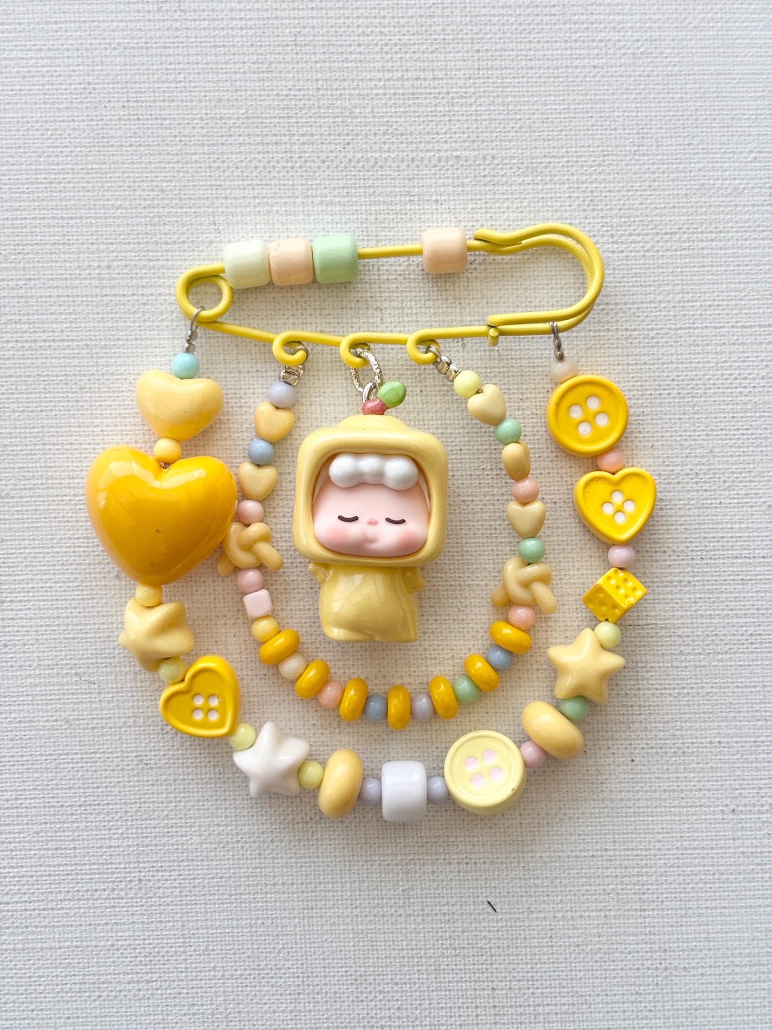 Safety Pins Brooch With Cute Figures | Bag Charm|mini Blind Box Pop ...