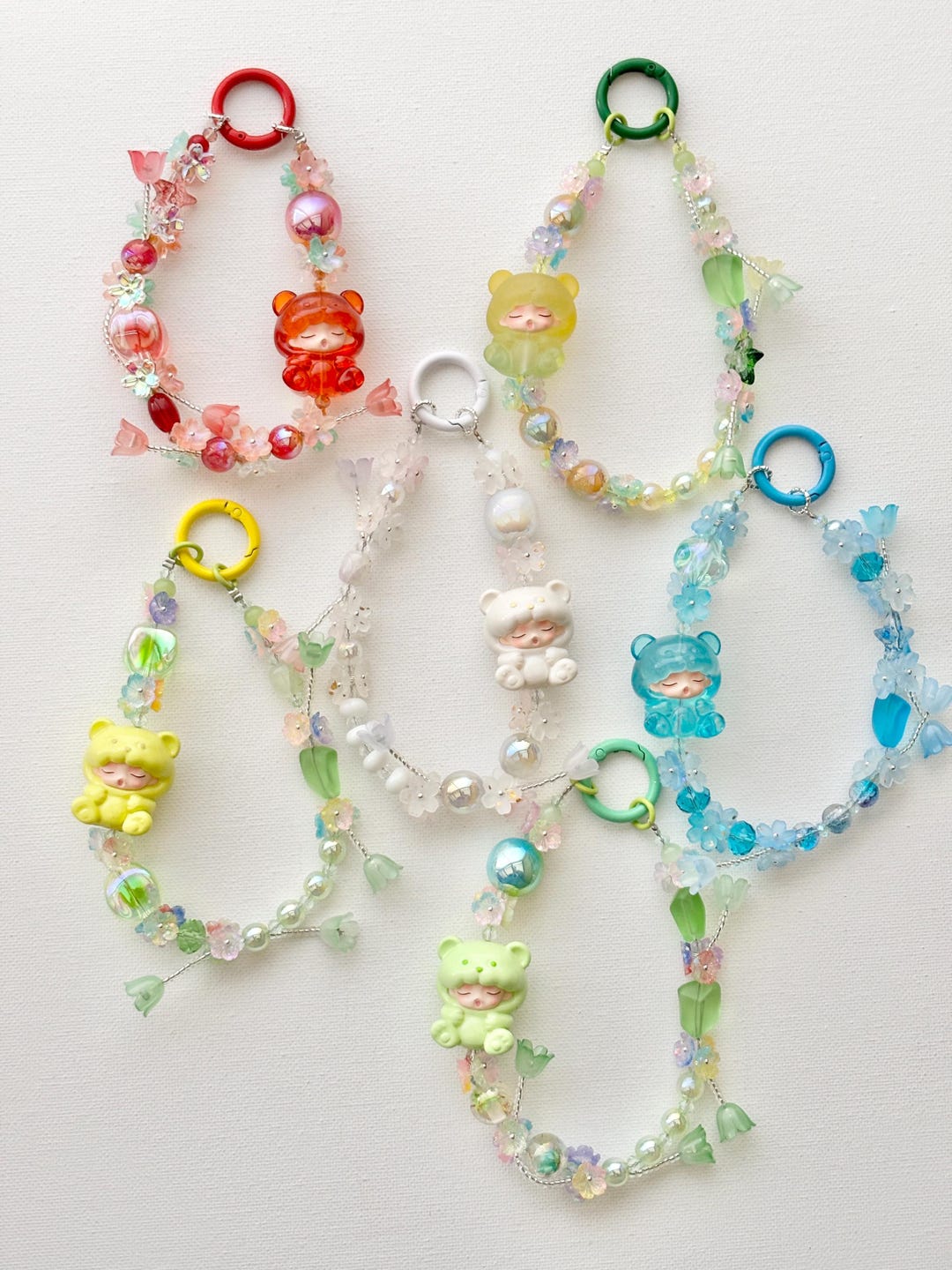 Cute Gummy Bear Keychain | Phone Strap | Bag Charm|mini Blind Box ...