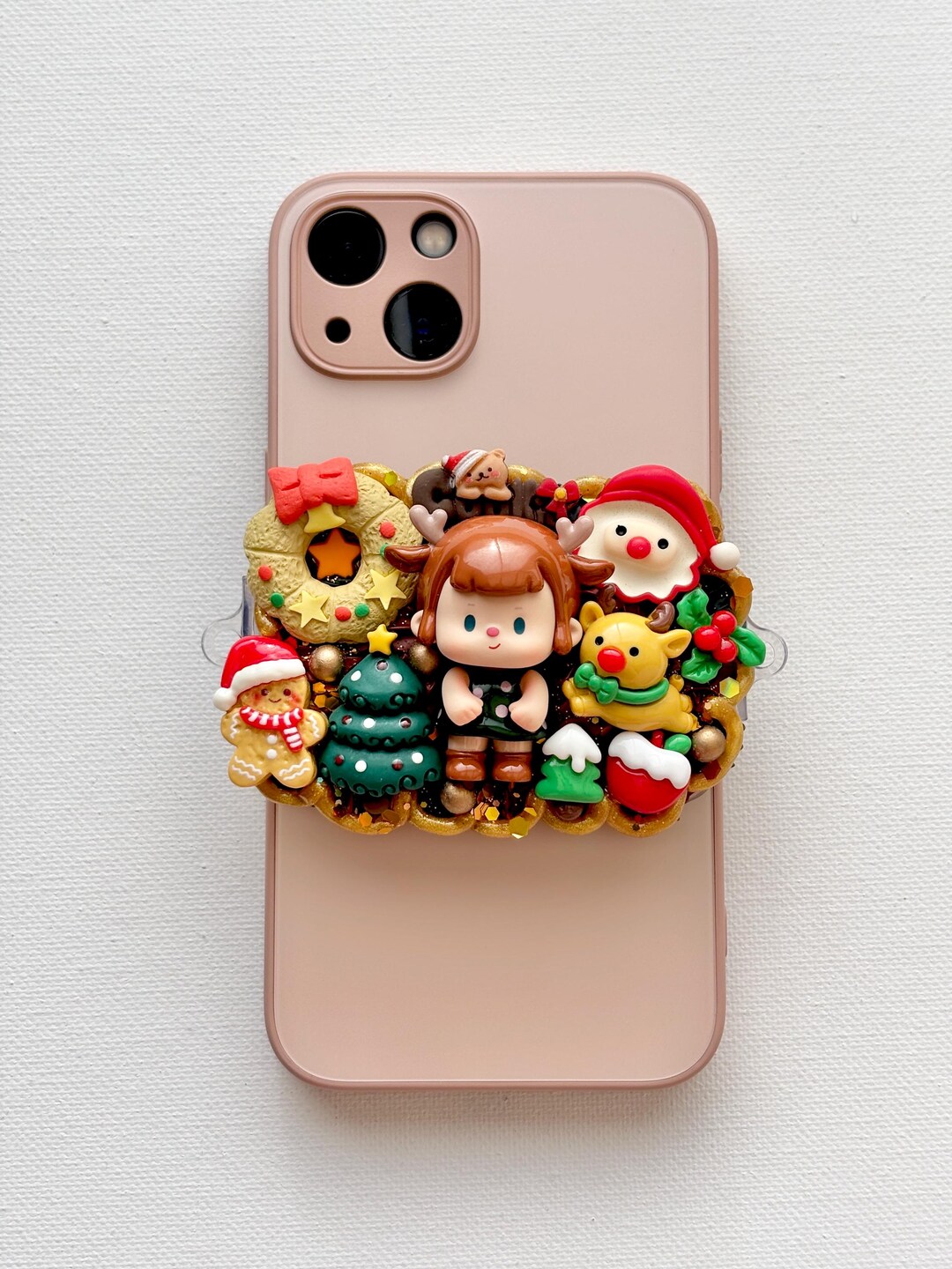 Christmas Phone Back Clip Short or Crossbody Phone Strap Winter Holiday ...