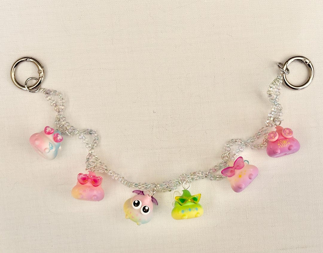 Cute Poop Guy Figure With Glasses Bag Charm | Phone Charm |mini Blind ...