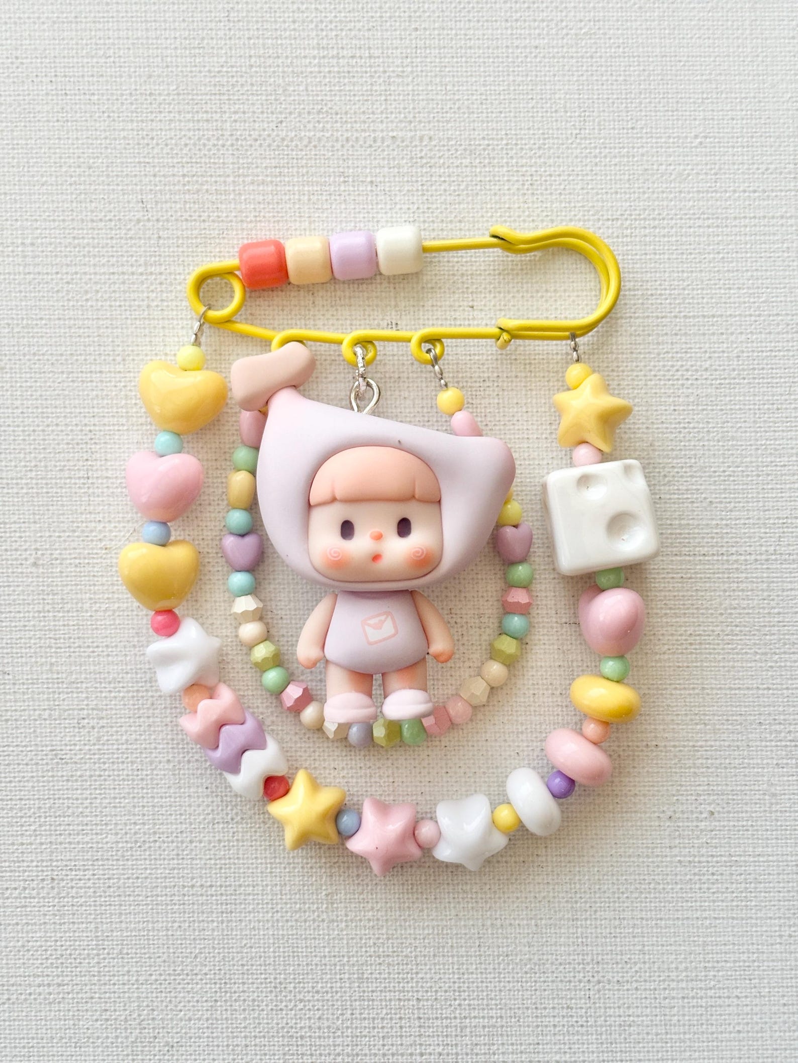 Safety Pins Brooch With Cute Figures | Bag Charm|mini Blind Box Pop ...