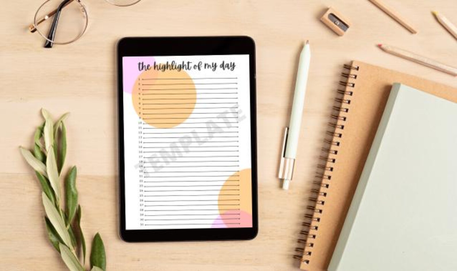 Printable Daily Journal Prompts Template | Highlight of the Day PDF ...