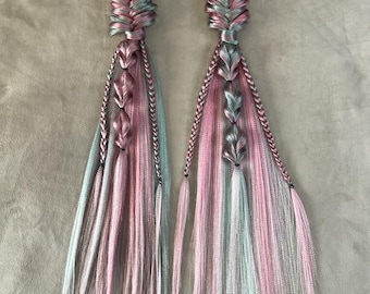 Flower Power Festival Braids Extensions - Etsy